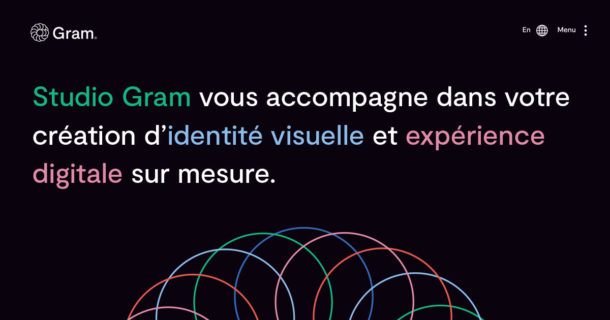 Design & Développement web à Lyon | Studio Gram Lyon